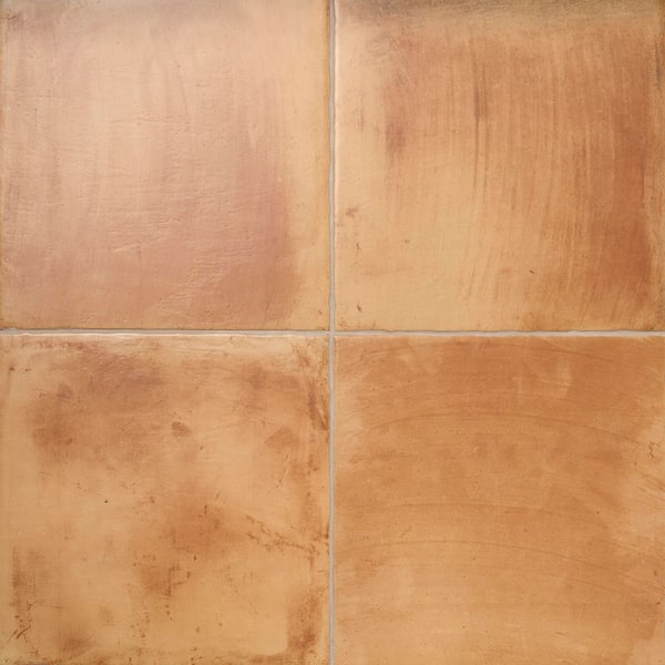 Ivy Hill Tile Sienna Terracotta Peach 17.71 in. x 17.71 in. Matte ...