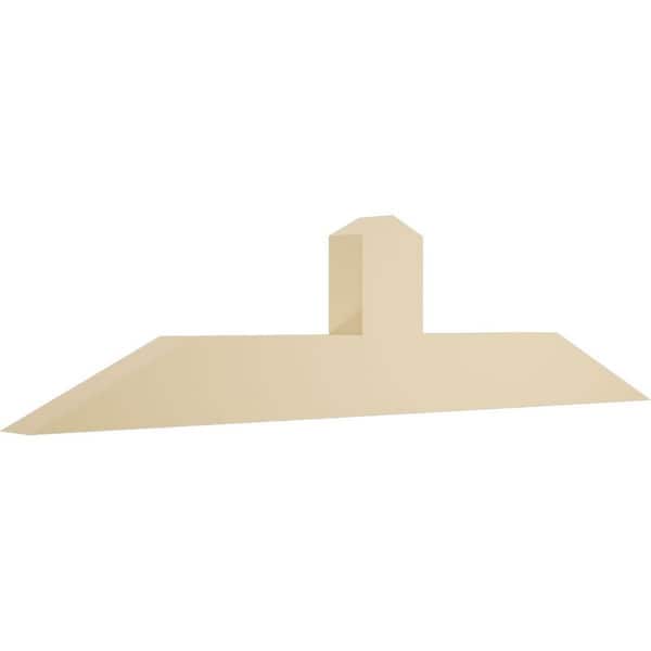 Ekena Millwork 60 in. W x 15 in. H x 4 in. D x 6 in. F, 6/12 Pitch ...