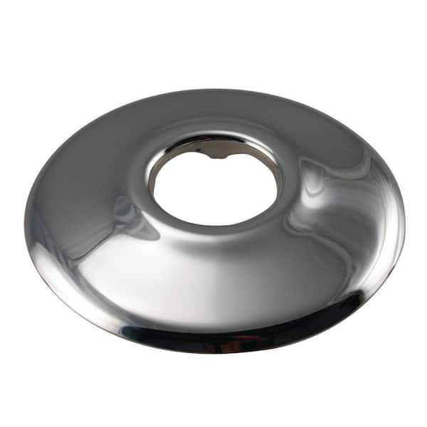 Westbrass 1/2 in. IPS Brass Sure Grip Flange, Polished Chrome D129-26 ...