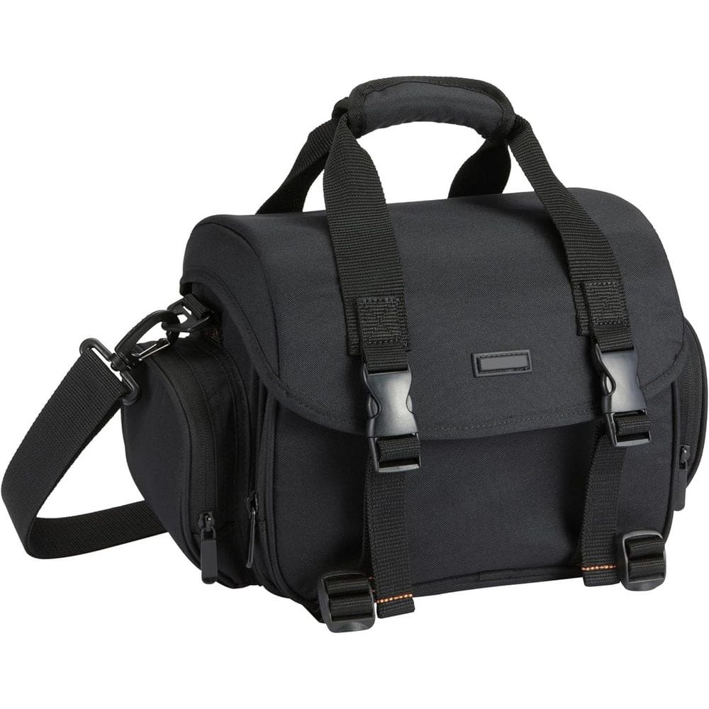 Lukyamzn Large DSLR Gadget Bag with Orange Interior Multiple ...
