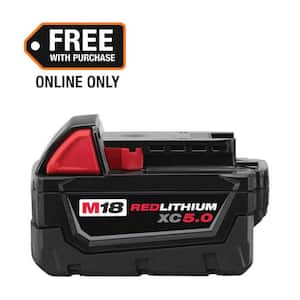 Milwaukee M18 18V Lithium-Ion REDLITHIUM FORGE HD 12.0 Ah Battery Pack ...