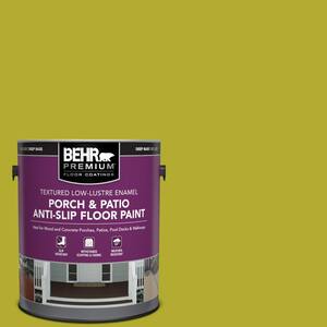 BEHR PREMIUM 1 gal. #P340-6 Green Neon Textured Low-Lustre Enamel ...