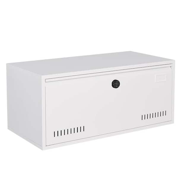 Modern Electronic Digital Lateral White File Cabinet with Hanging Rod ...