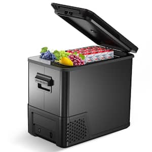 VEVOR 1.06 cu. ft. Portable Outdoor Refrigerator Car Fridge 12-Volt ...