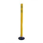 Three D Traffic Works 36 in. Yellow Delineator Post and Base with High ...