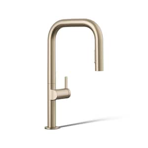 KOHLER Components 1 Handle Pull Down Sprayer Kitchen Faucet with Secure ...