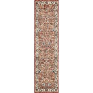 Unique Loom Sofia Salle Garnier Blue 2' 0 x 9' 10 Runner Rug 3141312 ...