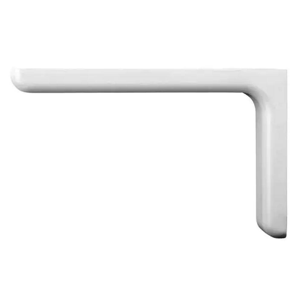 Everbilt White Large Designer Shelf Bracket 91169 - The Home Depot