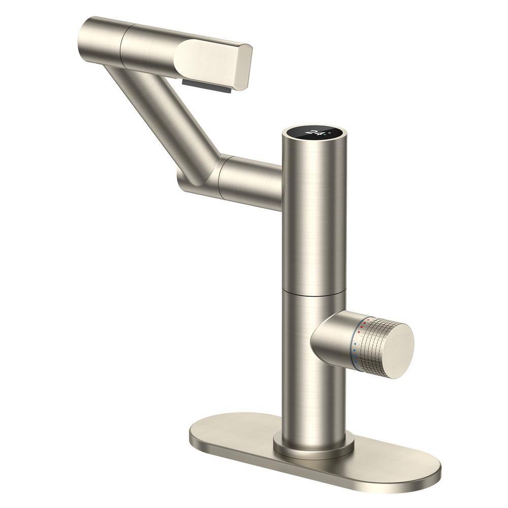 Reviews for FURUISI Single Handle Mid-Arc Bathroom Faucet with ...