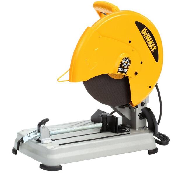DEWALT 15 Amp Corded 14 In Cut Off Saw D28715 The Home Depot DEWALT 15 Amp Corded 14 In Cut Off Saw D28715 The Home Depot
