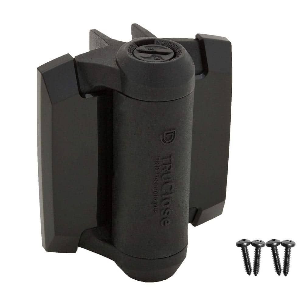 Angel Sar Black Regular Duty Gate Hinges for Self Closing Metal Gates ...