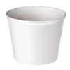 SOLO Double Wrapped Paper Bucket, 165 oz., Unwaxed, White, 100 Per Case ...