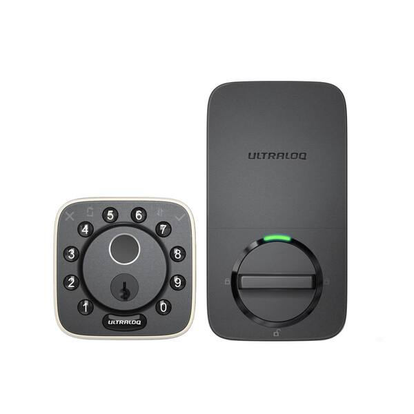 Ultraloq Bolt Fingerprint Smart Deadbolt BOLT-F-NK - The Home Depot