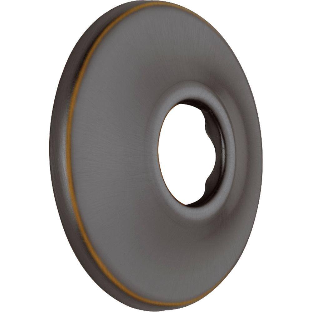 Delta 2-1/2 in. Shower Flange in Oil Rubbed Bronze RP6025OB - The Home ...