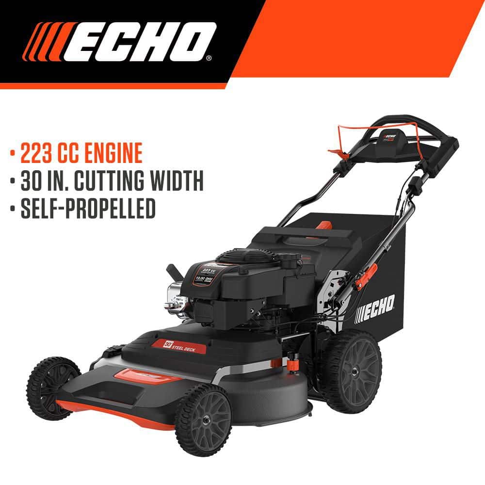 Reviews for ECHO 30 in. 223 CC Briggs and Stratton Gas 3-in-1 Dual Twin Blade RWD Self-Propelled ...