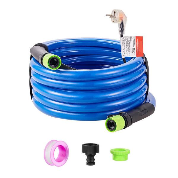 SKYSHALO 15 ft. Heated Water Hose Universal for RV, Heated Drinking ...