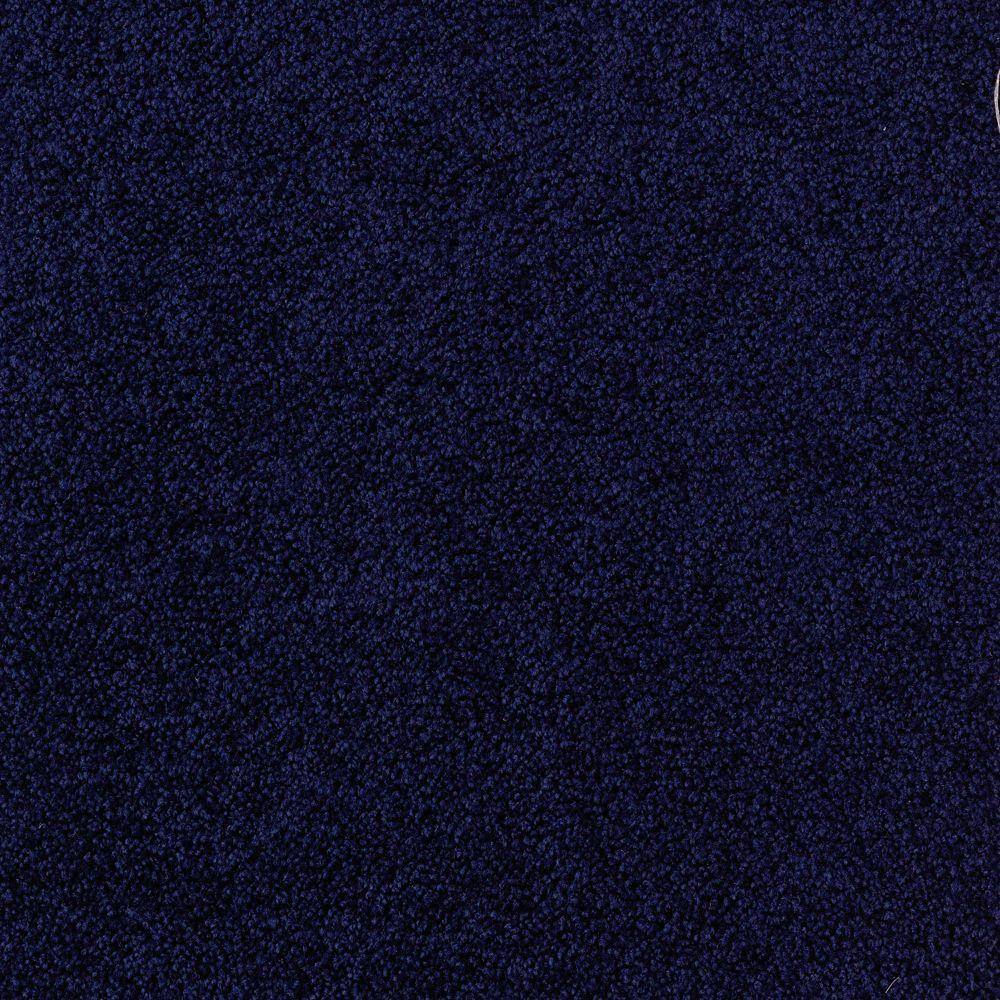 TrafficMaster Thoroughbred - Color Blue Jeans Texture 12 ft. Carpet ...