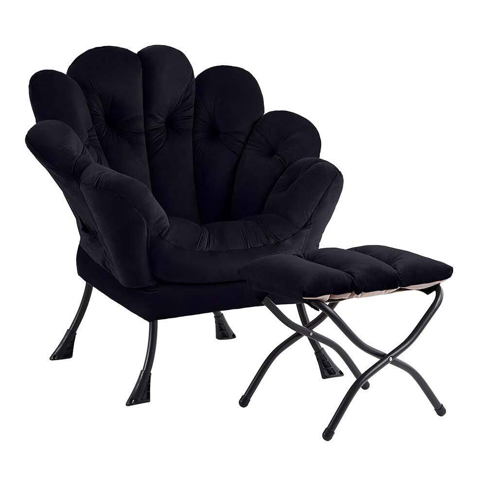 Cozy Butterfly Reading Chair Mid-Century Lounge Accent Chair with ...