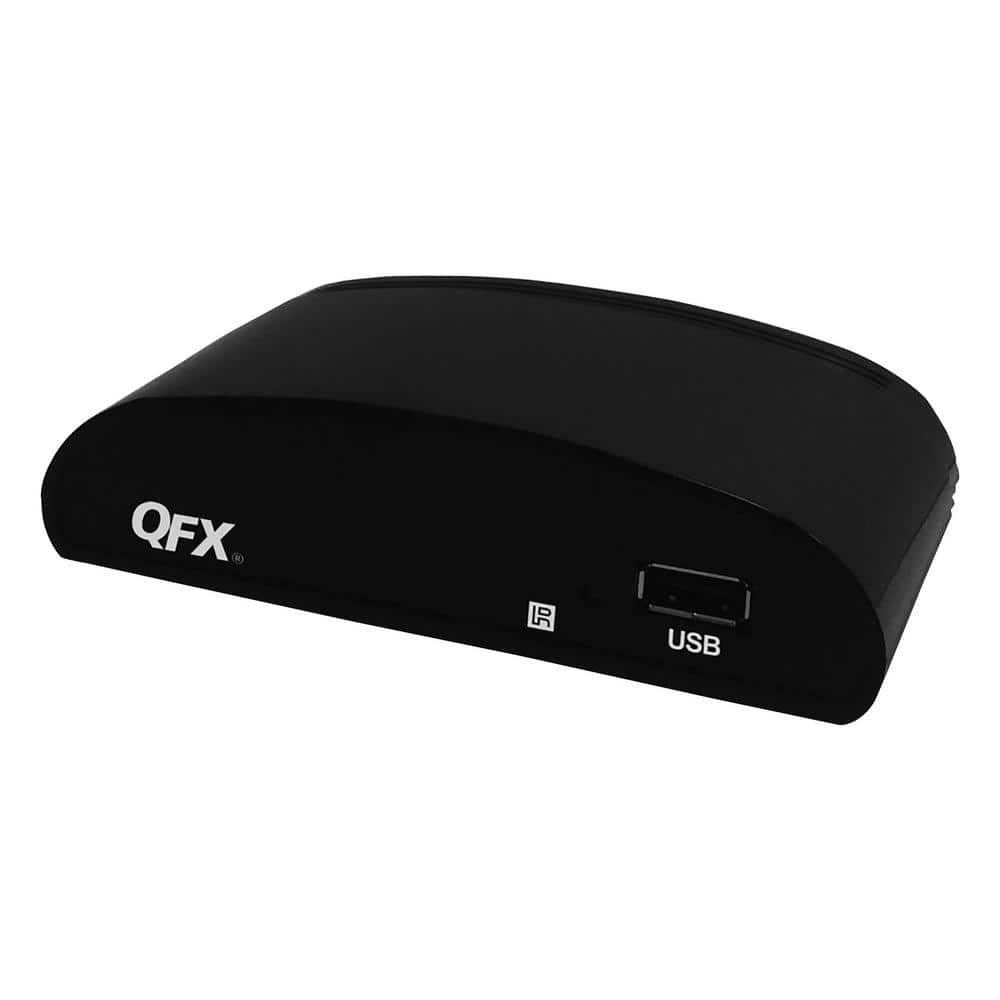 QFX Digital Converter Box, Black CV103 - The Home Depot