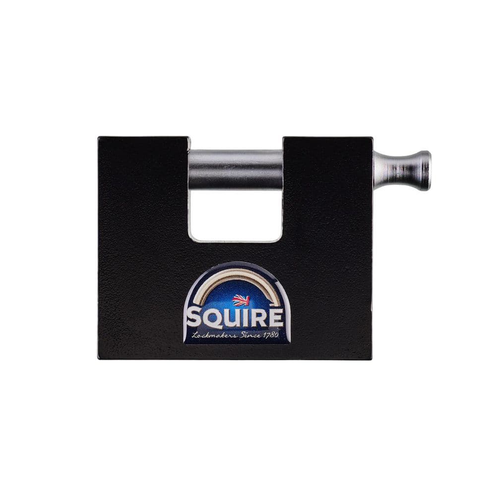 SQUIRE Stronghold 3.15 in. Wide Steel Keyed Padlock with Boron Steel ...