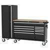 Husky Modular Tool Storage 72 in. W Standard Duty Black Mobile ...