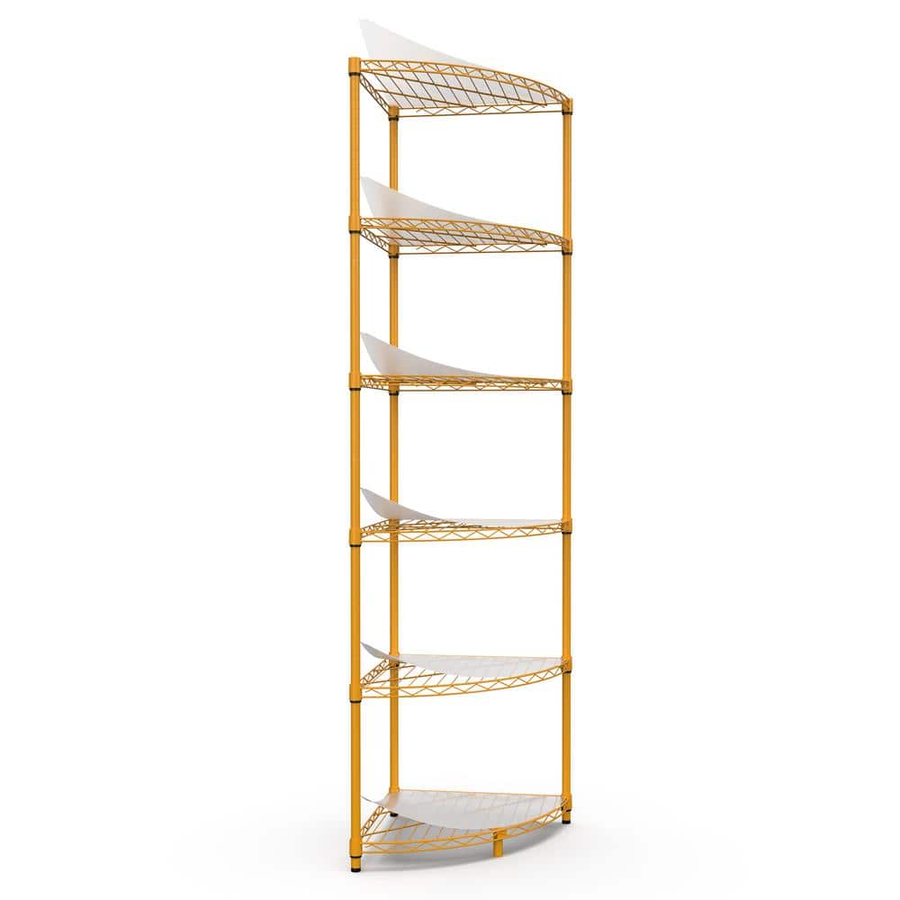 Tunearary 18 in. W x 72 in. H x 18 in. D 6 Tier Heavy-Duty Steel ...