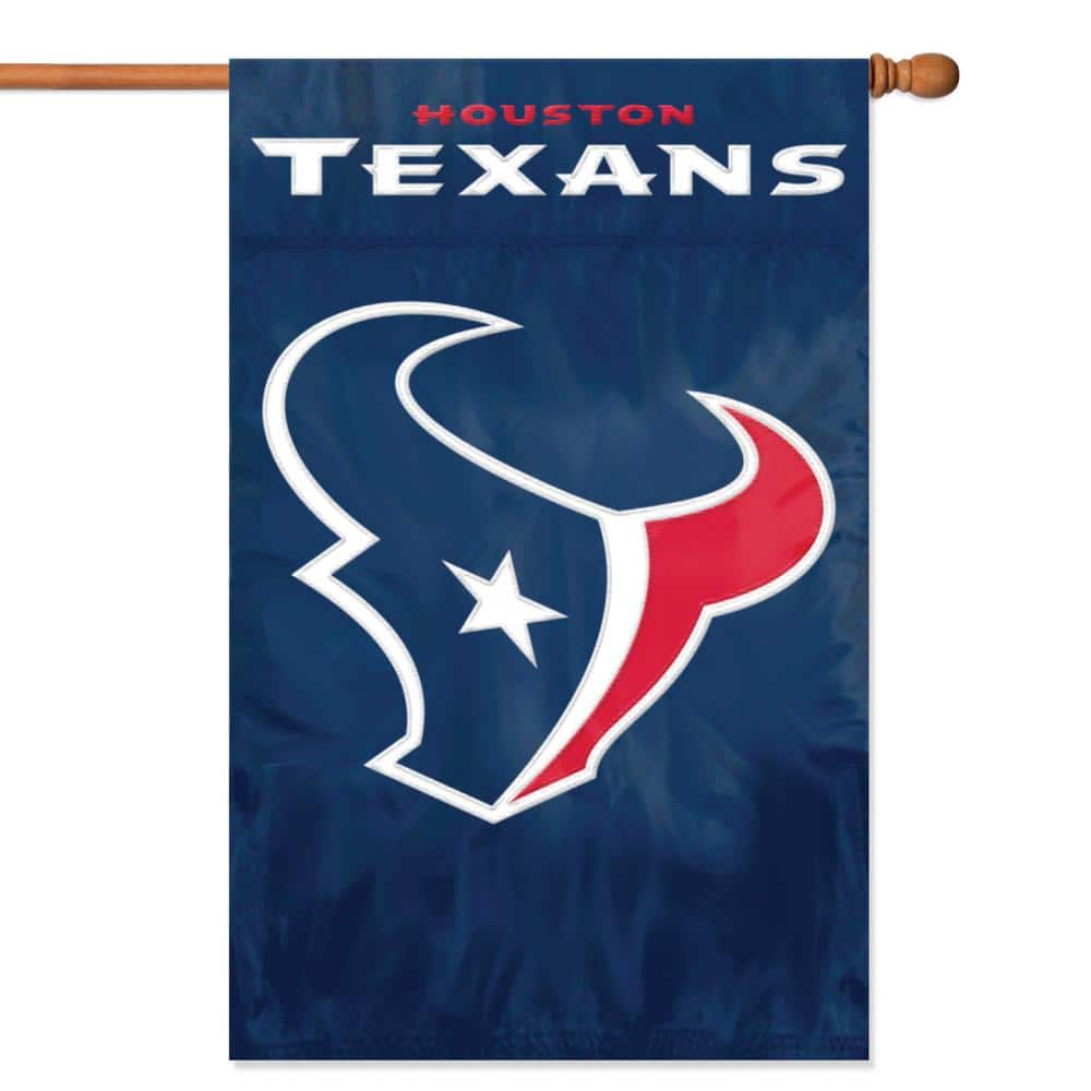 Party Animal Houston Texans Applique Banner Flag AFTX - The Home Depot