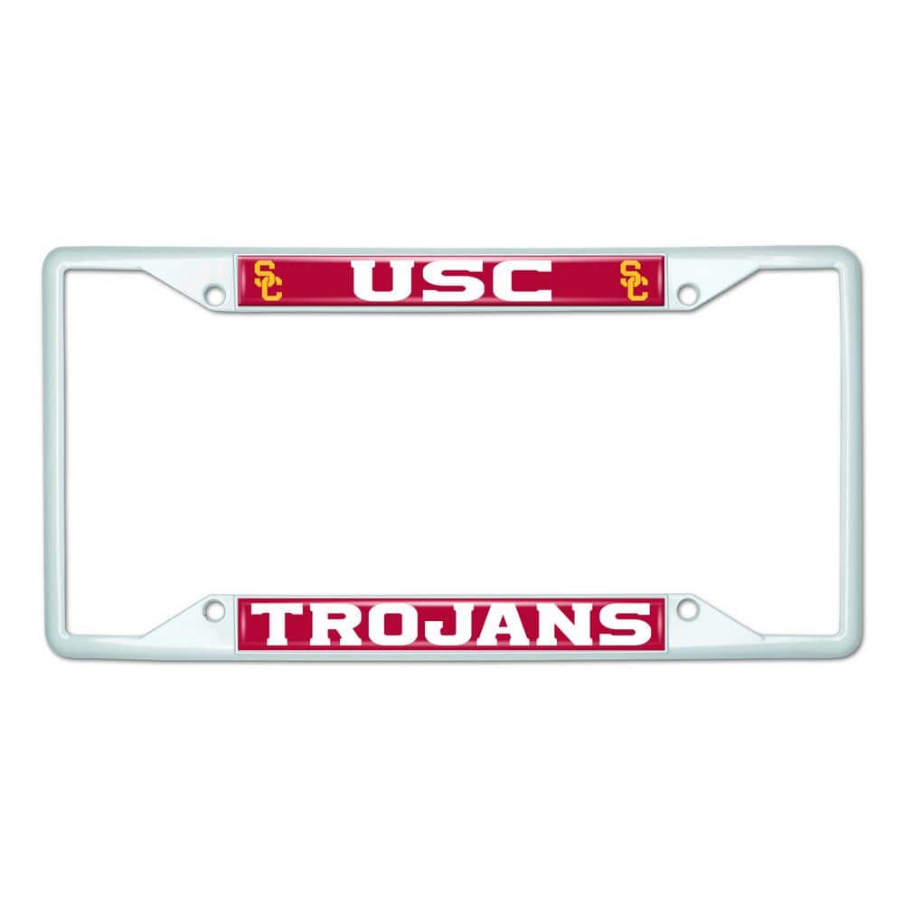 FANMATS Universal Fit University of Southern California License Plate ...