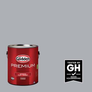 Glidden Diamond 1 gal. Silver Charm PPG1013-4 Flat Interior Paint with ...