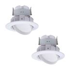 HALO 4 in. 2700K-5000K White Integrated LED Recessed Light Adjustable ...