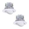 HALO 4 in. 2700K-5000K White Integrated LED Recessed Light Adjustable ...