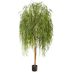 Nearly Natural 7 ft. Willow Artificial Tree 9168