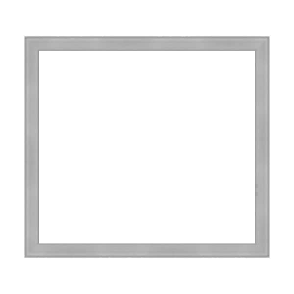 Amanti Art Mirror Makeover VistBrushed Nickel 41.25 in. W x 37.25 in. H ...