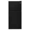 Whirlpool 18.2 cu. ft. Top Freezer Refrigerator in Black WRT318FMDB ...