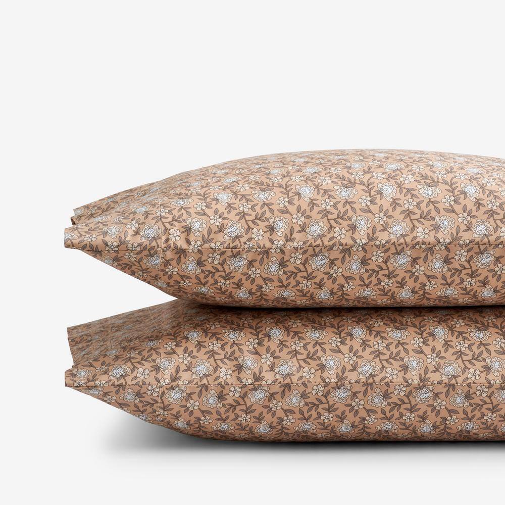 The Company Store Company Cotton Mini Floral Vine Clay Cotton Percale ...