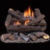 Duluth Forge Ventless Dual Fuel Gas Log Set - 18 in. 32,000 BTU Stacked ...