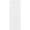 JELD-WEN 32 in. x 80 in. 2 Panel Monroe Primed Smooth Solid Core Molded ...