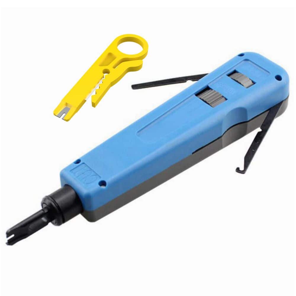 Yichuhaoxi 5-Piece Adjustable Impact Punch Down Tool with 110/88 Blade ...