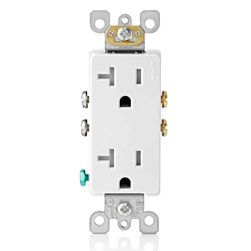Reviews for Leviton Decora Edge 20 Amp Tamper Resistant Duplex Outlet ...