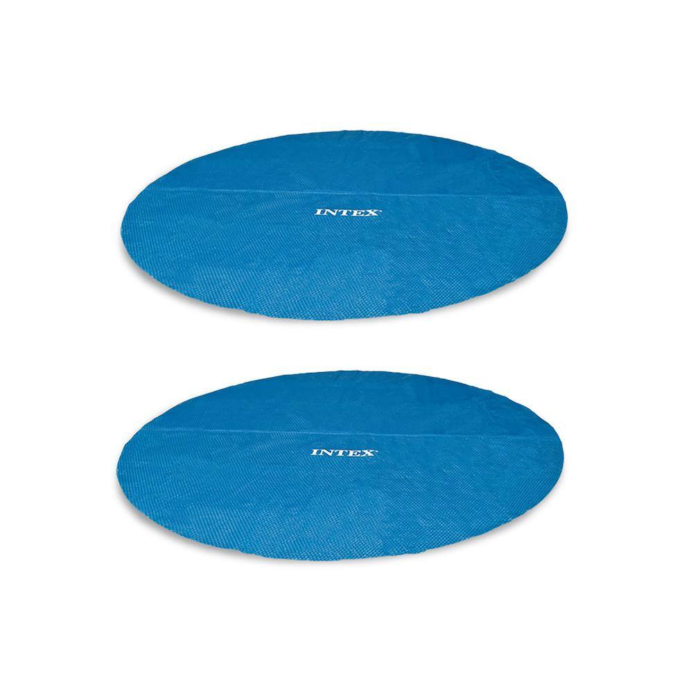 Intex 12 Ft Easy Set And Metal Frame Swimming Pool Solar Cover Tarp 2