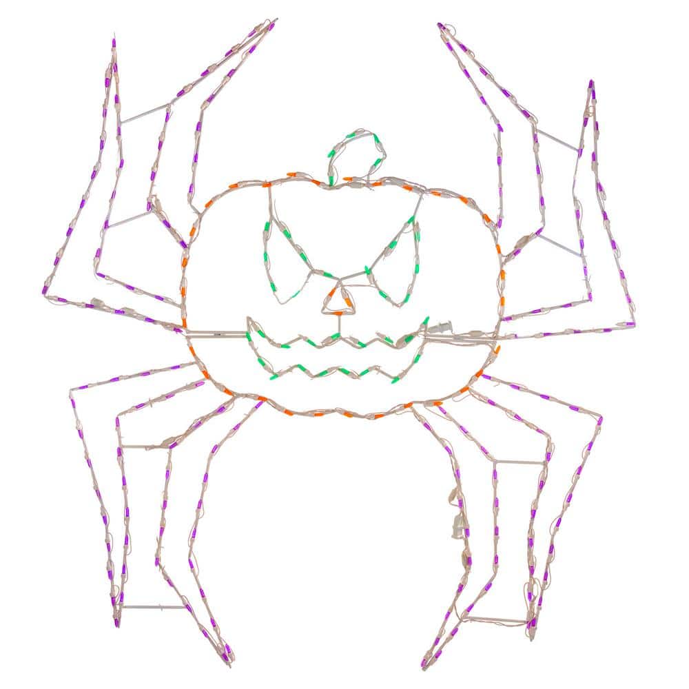 HOLIDYNAMICS HOLIDAY LIGHTING SOLUTIONS 60 in. Animated LED Spider ...