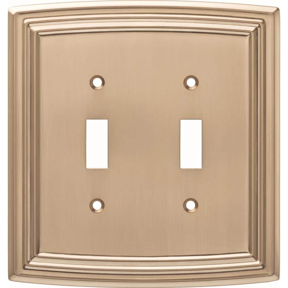 Liberty Bronze 2-Gang Toggle Wall Plate (1-Pack)-W36399-CZ-C - The Home ...