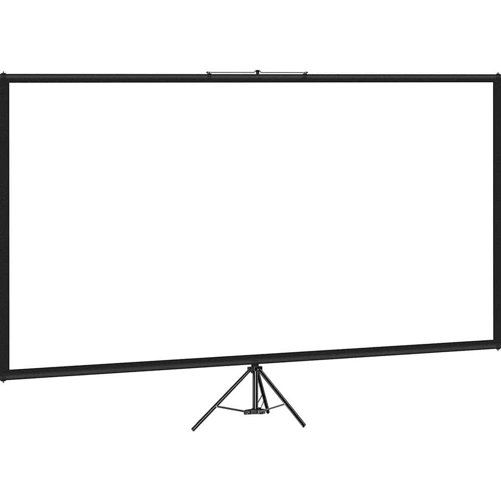 Etokfoks 100 in. Tripod Projector Screen with Stand 16:9 4K HD ...