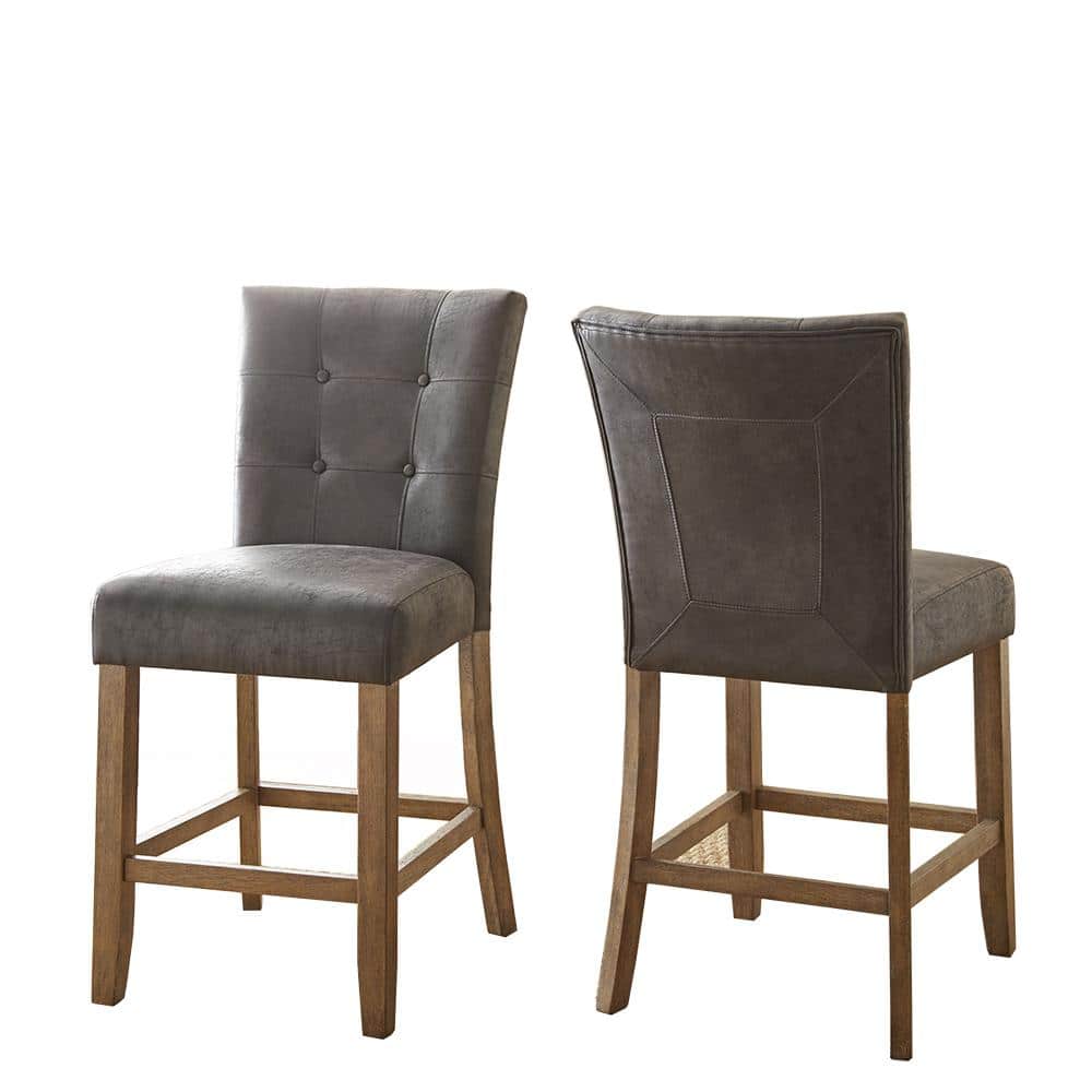 Steve Silver Company Debby Counter Chair Grey (Set of 2) DB650CC - The ...