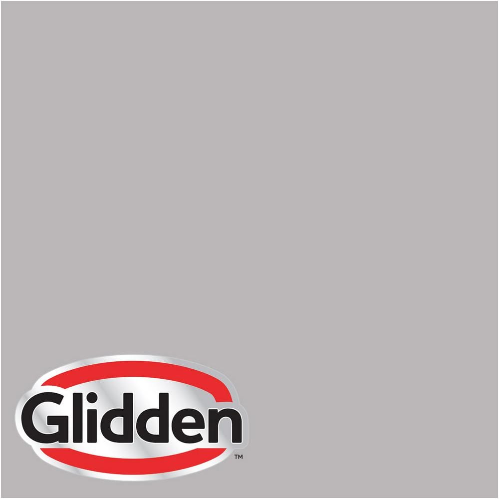 Glidden Premium 1 gal. #HDGCN57D Hazy Grey Satin Interior Paint with ...