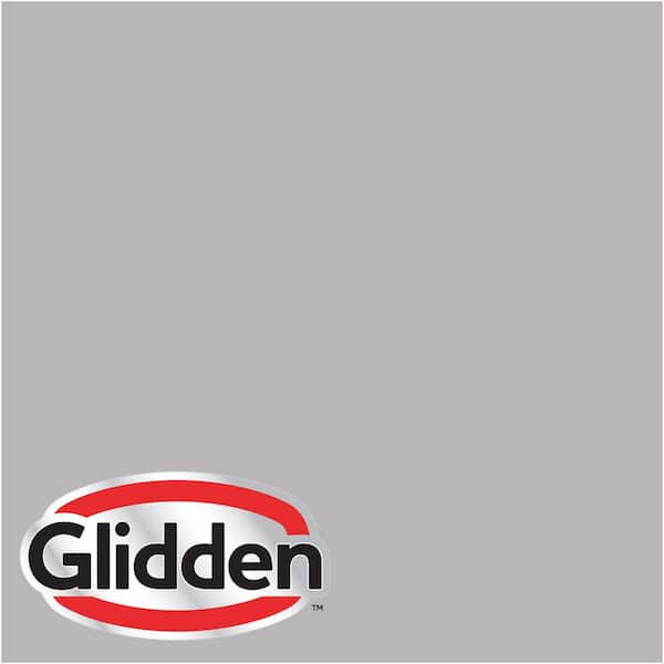 Glidden Premium 1 gal. #HDGCN57D Hazy Grey Satin Interior Paint with ...