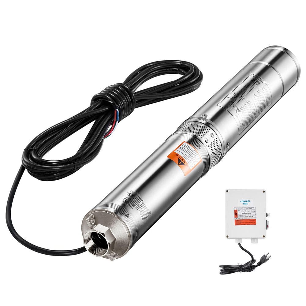 SKYSHALO Deep Well Submersible Pump, 1 HP Output Power, 115V, 31.7 GPM ...