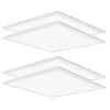 Honbei 2 ft. x 2 ft. 5800 Lumens Integrated LED Panel Light, 5000K 2x2 ...