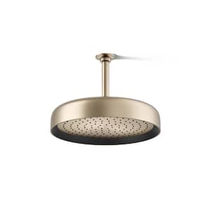 KOHLER Statement Round 1-Spray Patterns 1.75 GPM 12 in. Ceiling Mount ...