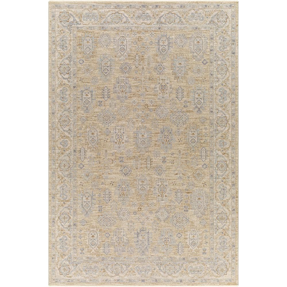 Livabliss Avant Garde 7 ft. x 10 ft. Brown Border Indoor Area Rug ...